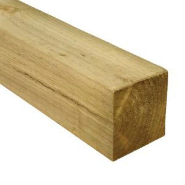 Rough Sawn & Treated Wood Fence Post 3.0m 95x95mm - Thistle Timber and ...