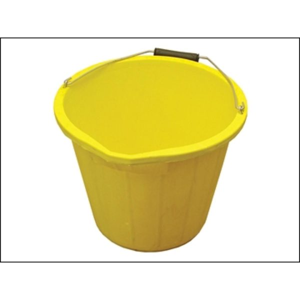 PVC Builders Bucket Yellow FAI3GBUCKYEL - Thistle Timber and Building ...
