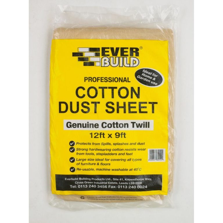 Dust Sheet 12×9 Cotton - Thistle Timber and Building Supplies